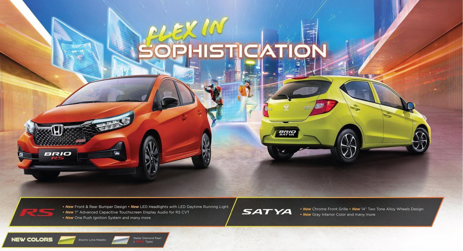 NEW HONDA BRIO ! FLEX IN SOPHISTICATION